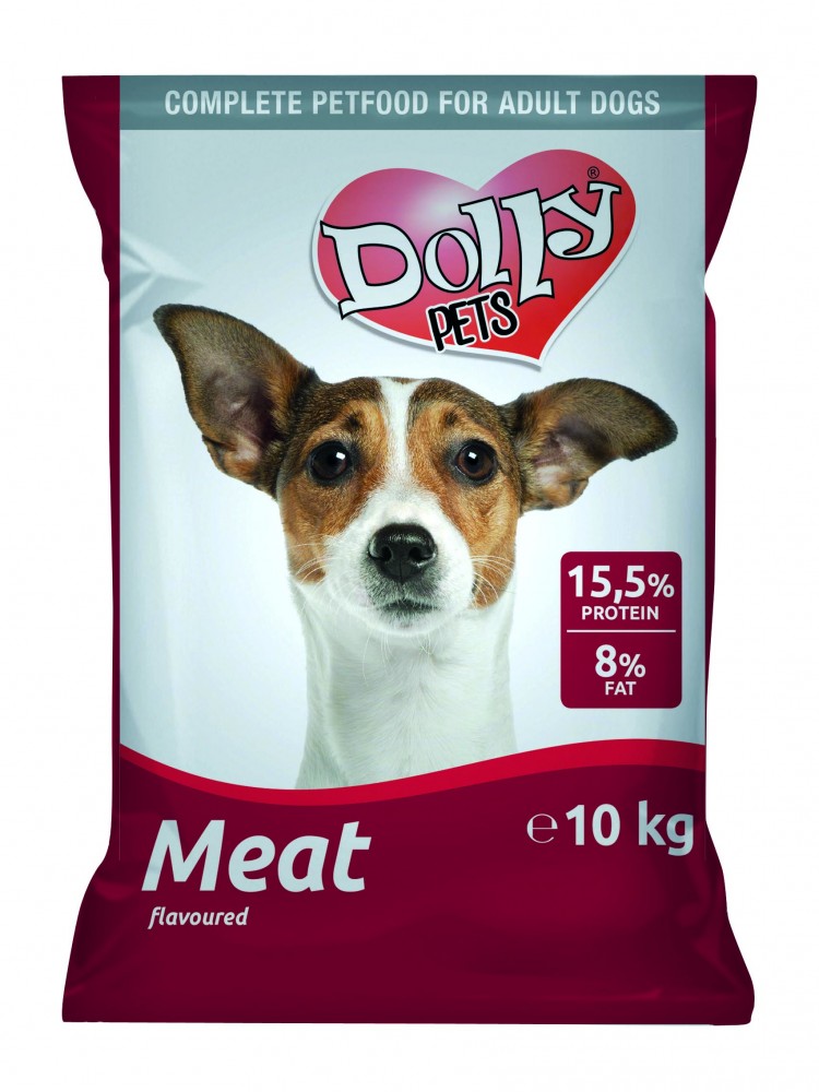 DOLLY DOG SZÁRAZ KUTYAELEDEL HÚSOS 10KG - Patikamra.hu