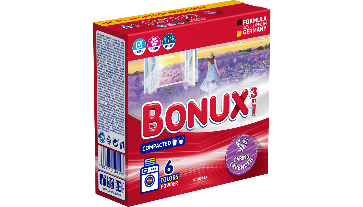 BONUX mosópor 390 g Levander (6mosás) - Patikamra.hu